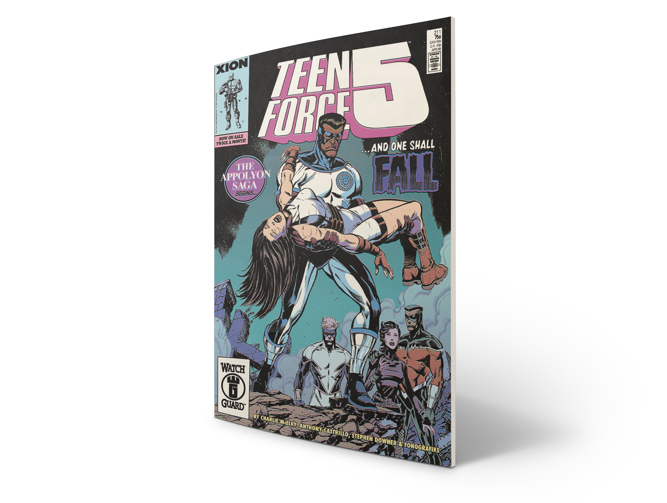 Teen Force 5 #1 (RETRO-EDITION) – Xion Studios & Blind Squirrel Comics Shop